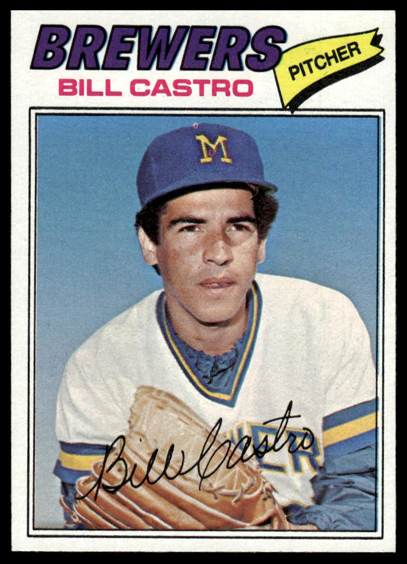 1977 Topps #528 Bill Castro Milwaukee Brewers Baseball Card | eBay