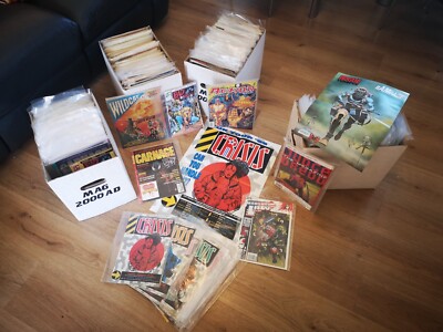 Vintage 2000 AD Comics Featuring Judge Dredd - Crisis No.1 etc. | eBay UK