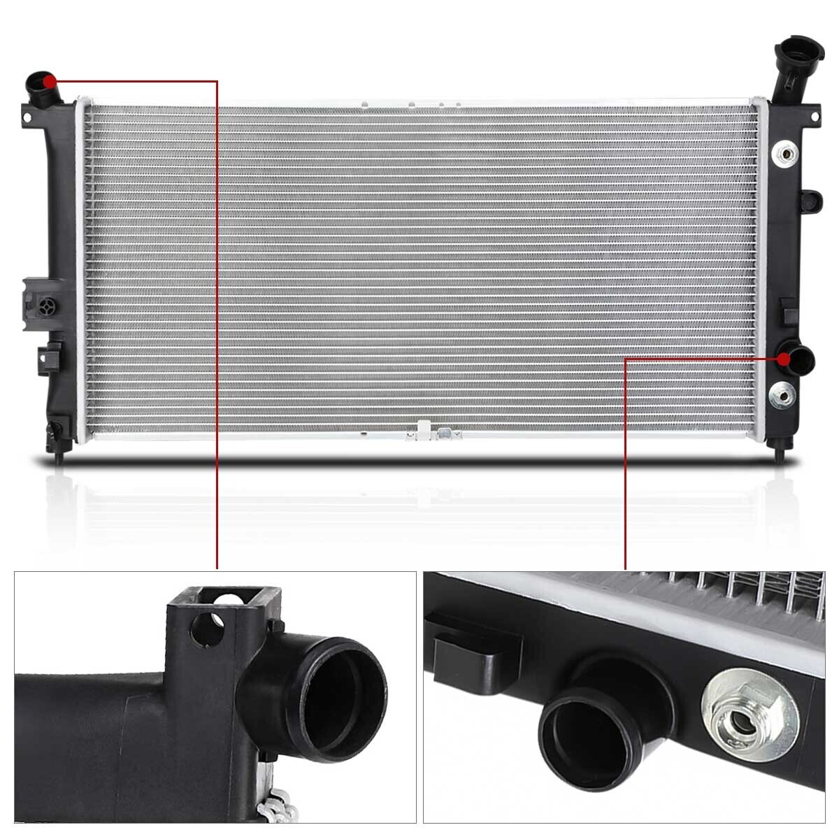 DPI 2728 Aluminum Core Cooling Radiator for 01-06 Chevy Venture/Saturn ...