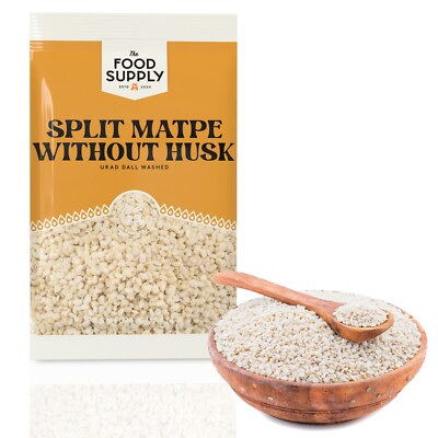 Premium Split Matpe without Husk (Urad Dal Desi Washed) - Natural ...