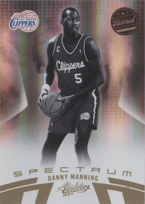 2010-11 Absolute Memorabilia - Retired Danny Manning #122 Spectrum /100 ...