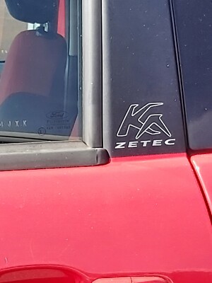 Ford Ka X2 side door logo vinyl Sticker Decal Bumper window spoiler ...