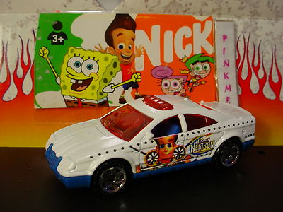 Jimmy Neutron POLICE CAR white/blue/red Matchbox nickelodeon loose Nick ...