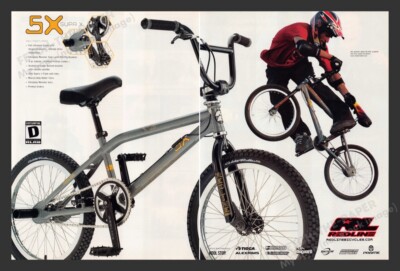 RL Redline Bicycles Adam Strieby Video Game Print Advertisement (2 pgs ...
