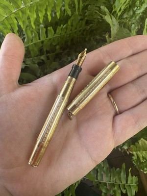 Superite Gold-Filled Fountain Pen Pendant with 14K Nib | eBay