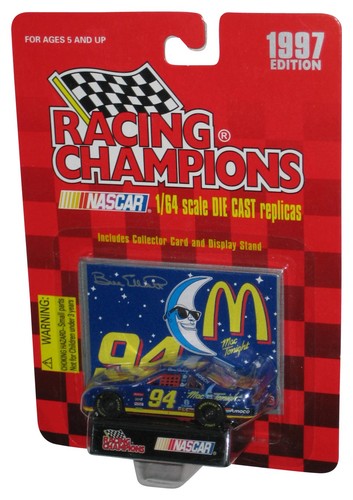 Nascar Racing Champions (1997) Blue Mac Night McDonalds Bill Elliot Toy ...