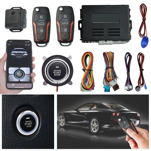 Remote Start Keyless Vehicle Security System Engine Starter DC-12V FOR ...