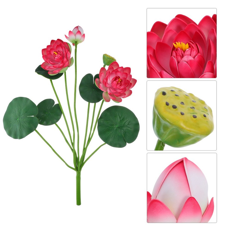 Simulation Artificial Lotus Flowers: Wedding Flower Arrangements EVA ...