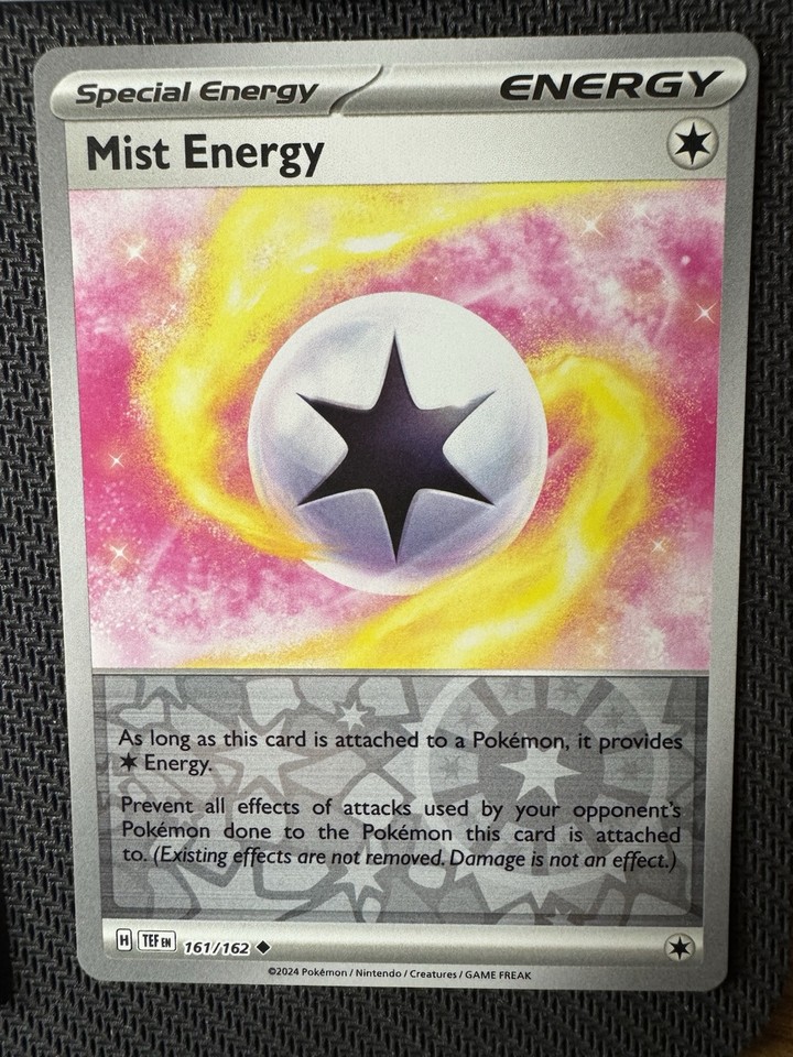 Pokémon TCG Mist Energy 161/162 Reverse Holo Temporal Forces NM Special ...