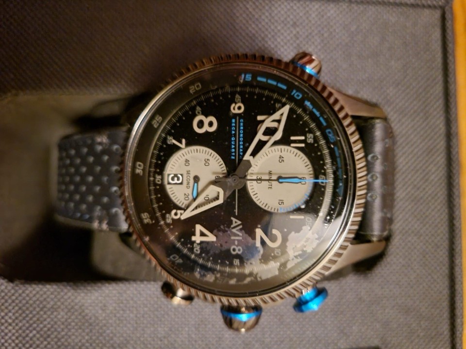 Avi-8 HAWKER HUNTER Duke Meca-quartz Chronograph Colerne AV-4080-02 | eBay