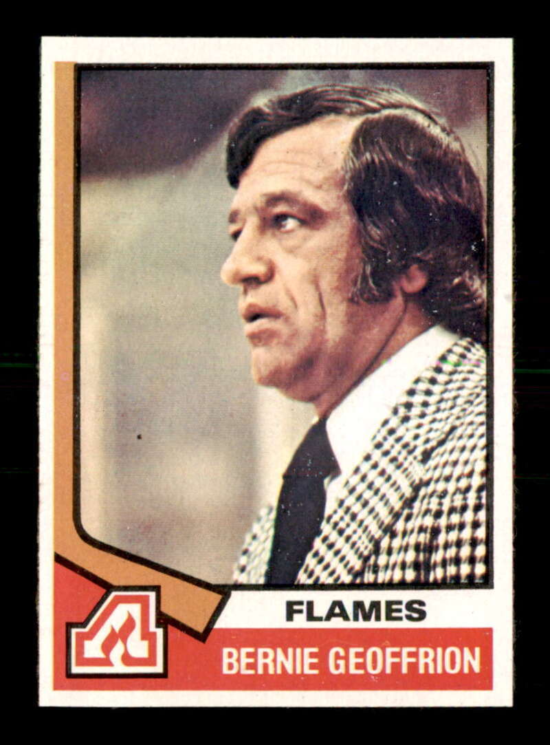 1974 Topps #147 Bernie Geoffrion CO NM/NM+ X2649602 | eBay