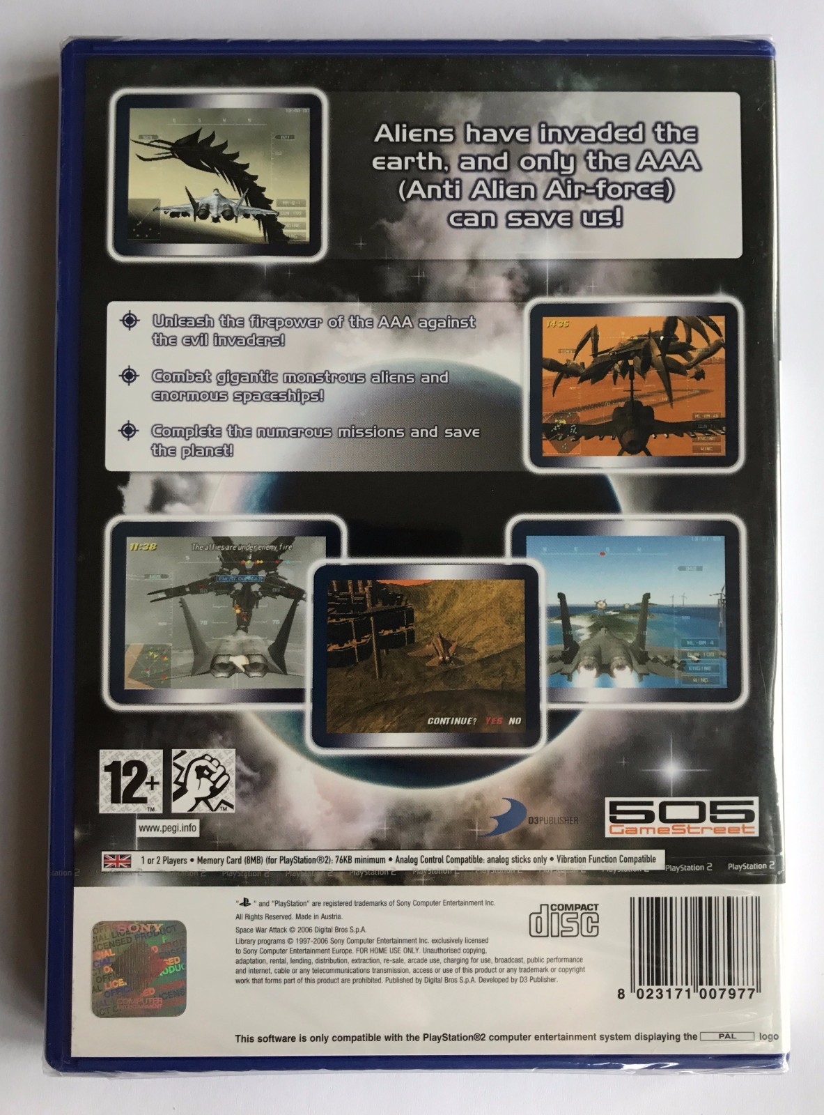 Space War Attack (Sony PlayStation 2, 2006) - European Version for sale ...