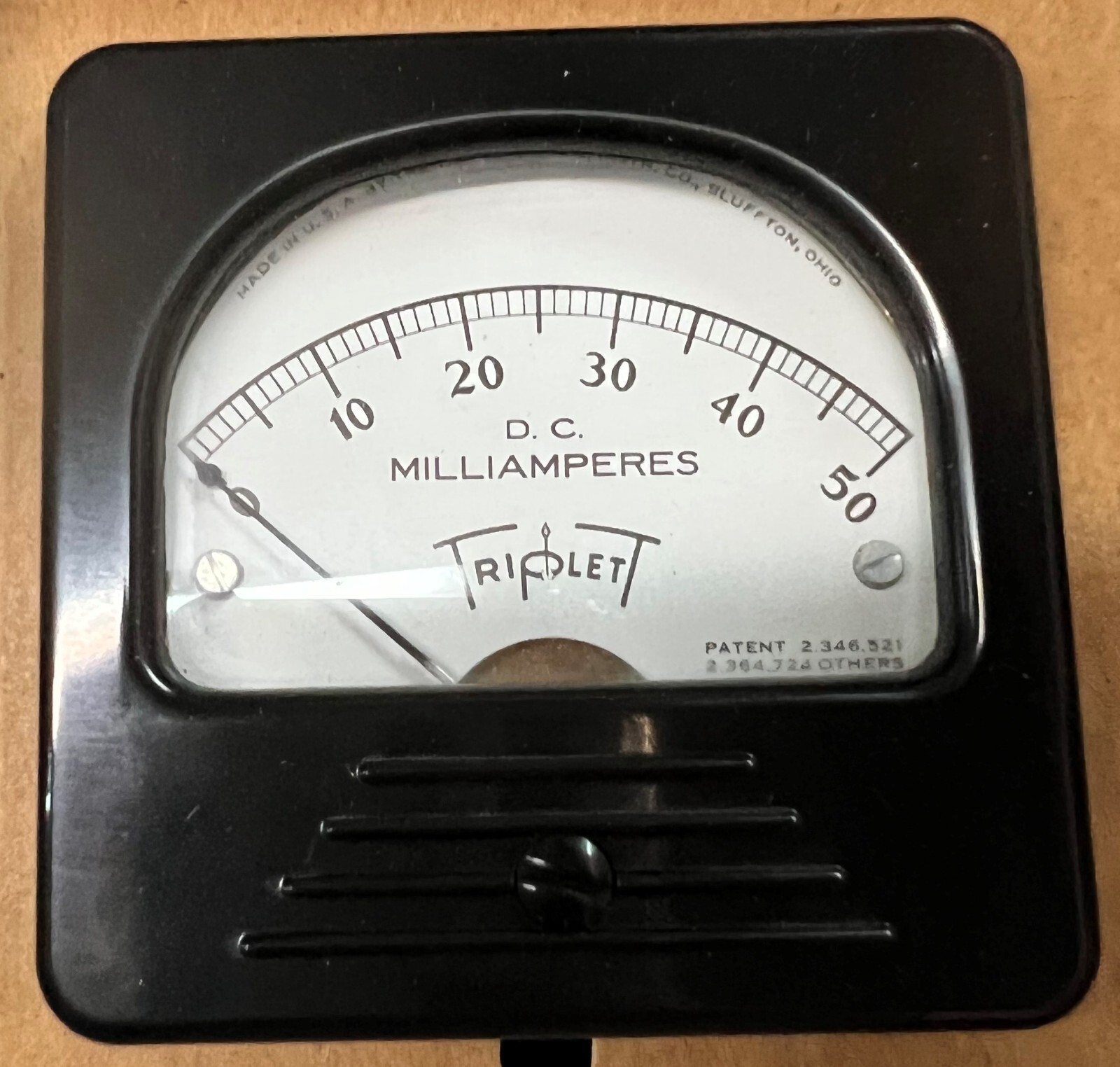 Triplett Meter Model 327-T Cat 10157-15 0-50 DC Milliamperes | eBay