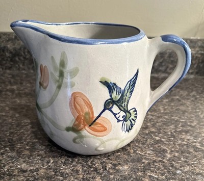 Louisville Stoneware Humming Bird Pottery Pitcher 5.5” Tall | eBay