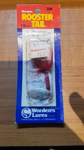 Vintage Worden's Rooster Tail Fishing Lure | eBay