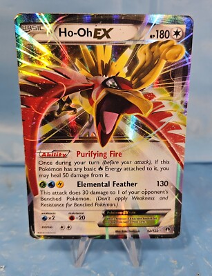 Pokémon TCG Ho-Oh EX HP180 BREAKpoint 92/122 Holo Foil | eBay
