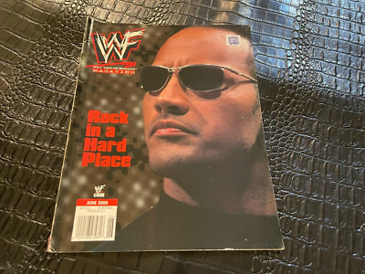 JUNE 2000 W WWE wrestling magazine - THE ROCK - DWAYNE JOHNSON | eBay