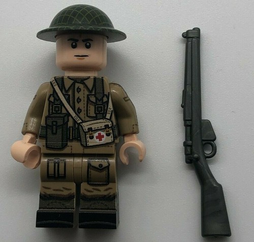 Lego Minifigure -WW2 British Medic - Solider - The Minifig Co - TMC | eBay