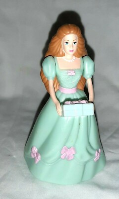 Birthday Barbie doll Ginger hair aqua dress present McDonald's 2000 ...
