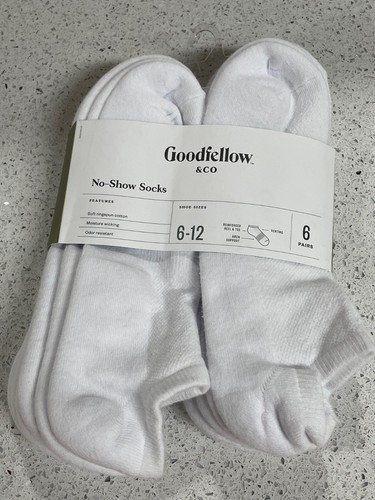 Goodfellow & Co Men's No Show Socks 6 Pair Size 6-12 | eBay