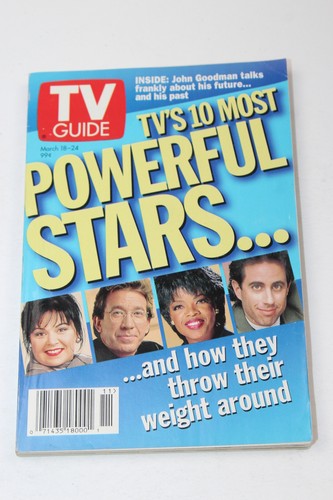 TV Guide Magazine March 18 1995 Tim Allen, Oprah Winfrey, Roseann ...