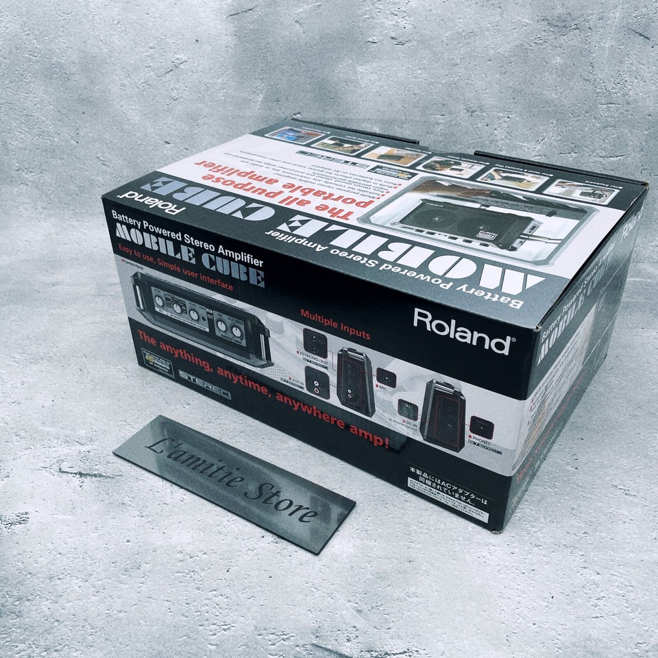 Roland Mobile Cube MB-CUBE Stereo Electric Guitar Amplifier MBCUBE ...