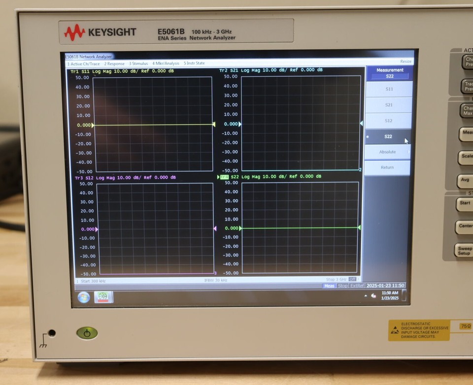 Agilent Keysight E5061B-237 Network Analyzer 100kHz-3GHz 75-OHM w/Options GOOD | eBay