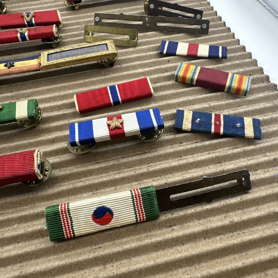 Lot of WW2 and Korean War US Military Ribbons and More | eBay