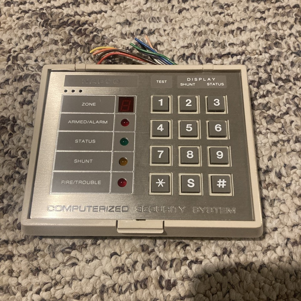 Napco RP1009 Computerized Security System Keypad "VERY RARE". Demo Kit ...