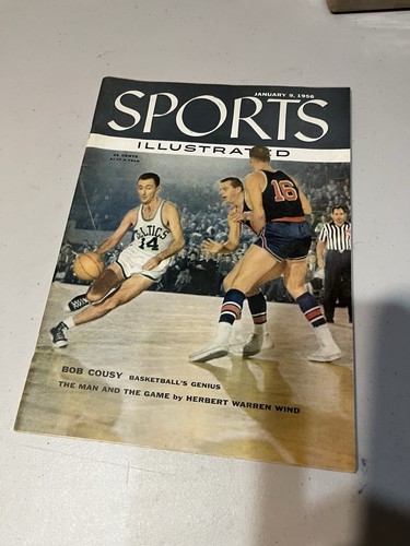 Bob Cousy Sports Illustrated Jan 9 1956 No Label. Excellent Condition ...