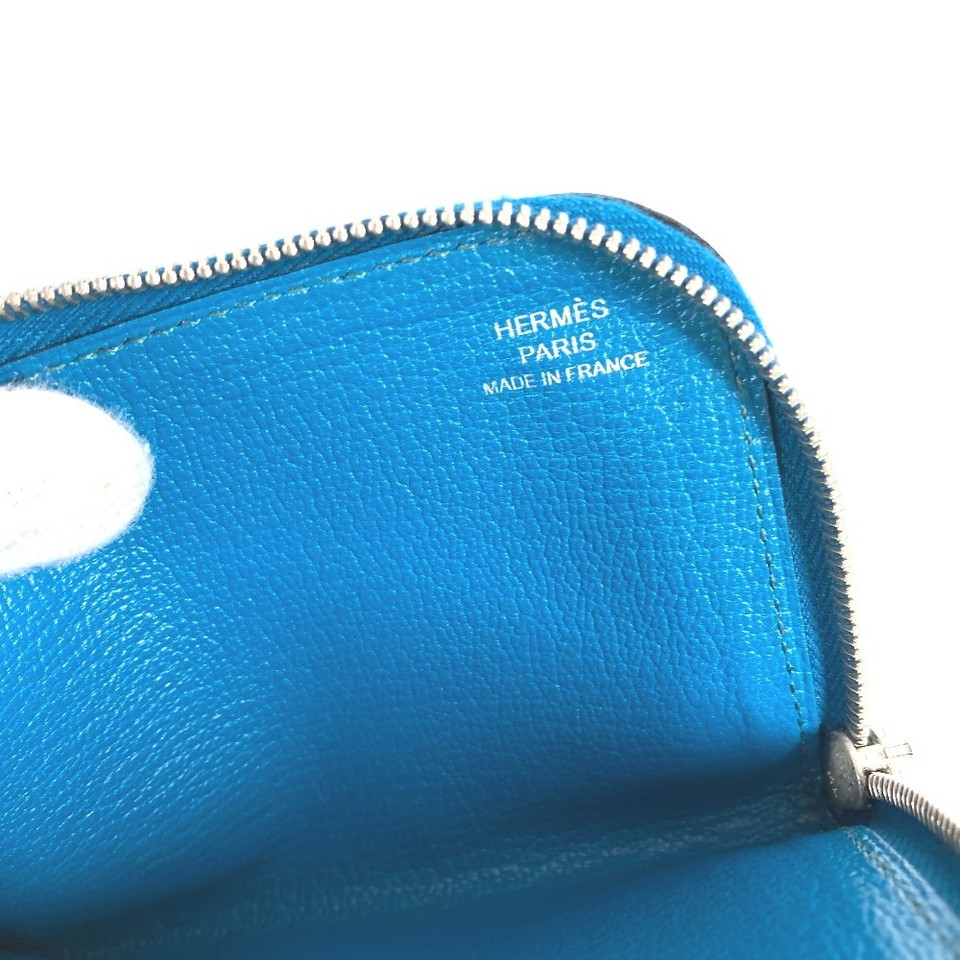 HERMES Remix duo L-shaped zipper coin purse wallet with coin case ...