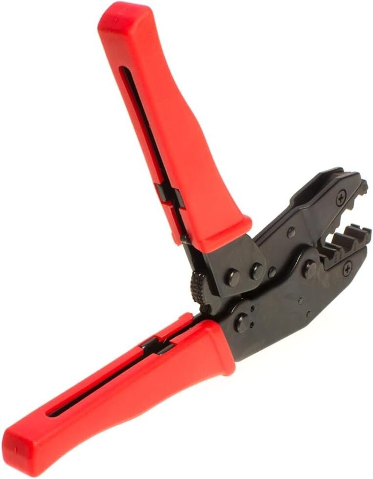 Ratchet Action Crimp Tool Coax Cable RG58 RG59 RG6 RG62 Connectors F ...
