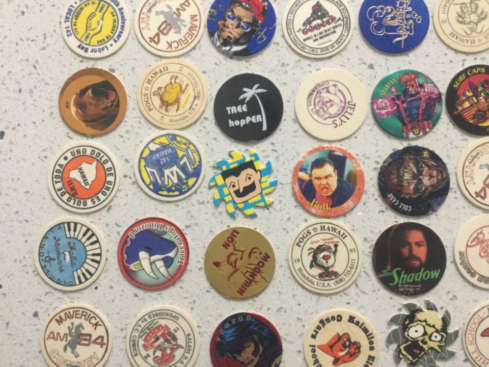 Rare POGs Milk Caps Vintage 1990s Assorted Lot 40 ,power rangers ...