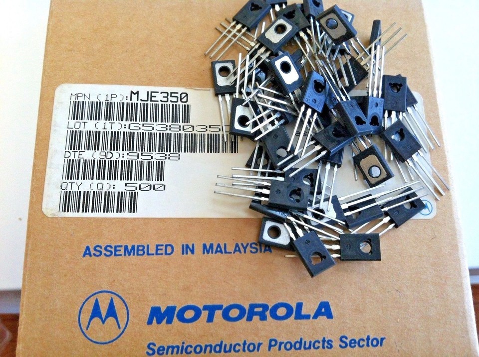 5 Pairs | MJE350 + MJE340 Power PNP Silicon Transistor New Original ...