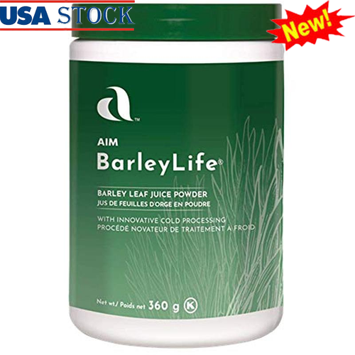 BarleyLife Family Size 12.7oz Barley Grass Powder Vegetarian Green Food ...