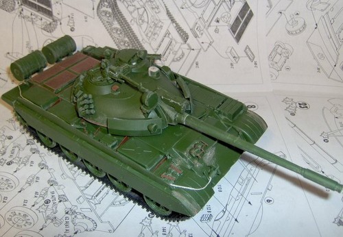 Skif 222 - 1/35 - Russian Soviet T-55AM Main Battle Tank Plastic Model ...
