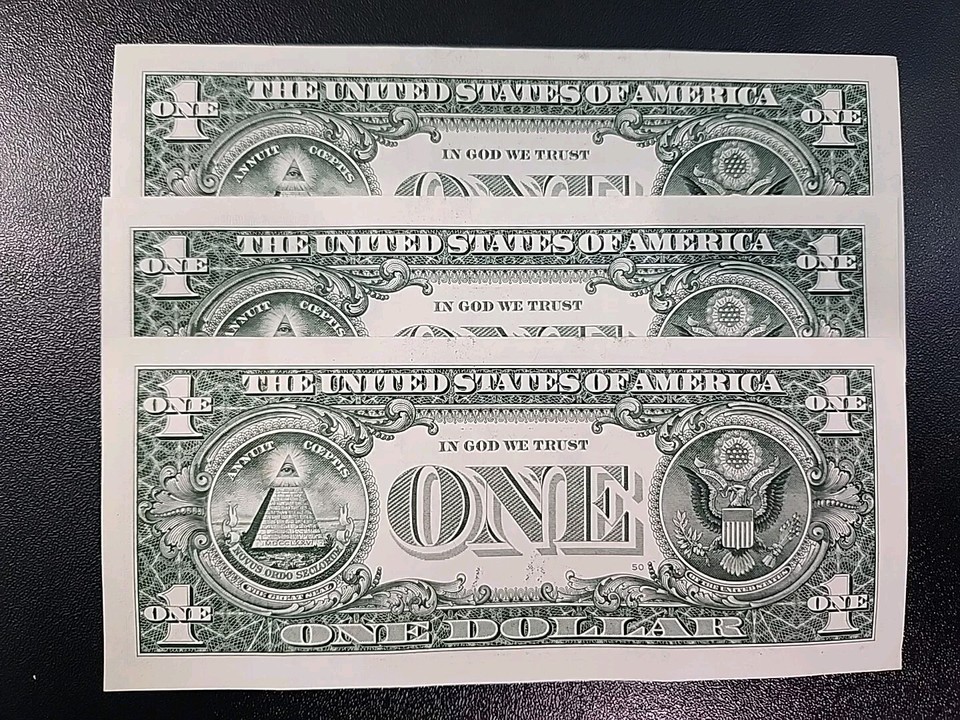 3 Consecutive Star Notes 2017A F (Atlanta) $1 Crisp | eBay