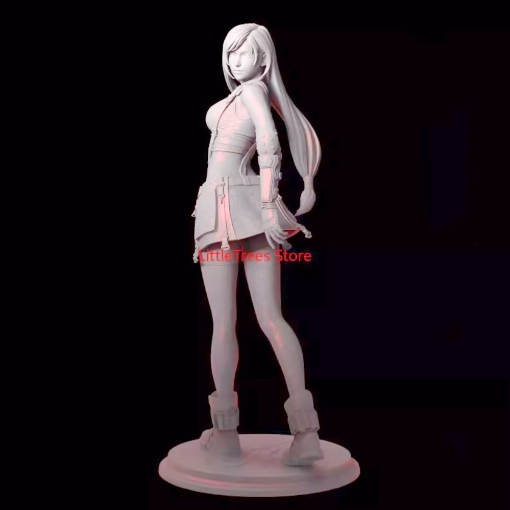 1/18 resin figure model Fantasy Girl Tifa 3D Printing unassembled ...