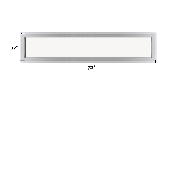 Transom Window 10" x 72" Double Pane Low E Tempered Clear Glass | eBay