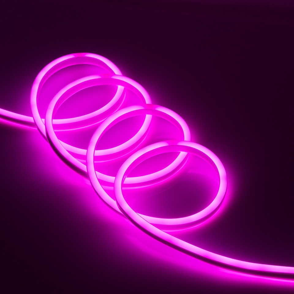 110V LED Neon Rope Light Strip Commercial Sign Building Garden Decor ...