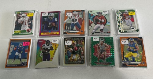 NFL Trading Card Lot 200 Card Lot Rookies, Parallels, # Cards! | eBay