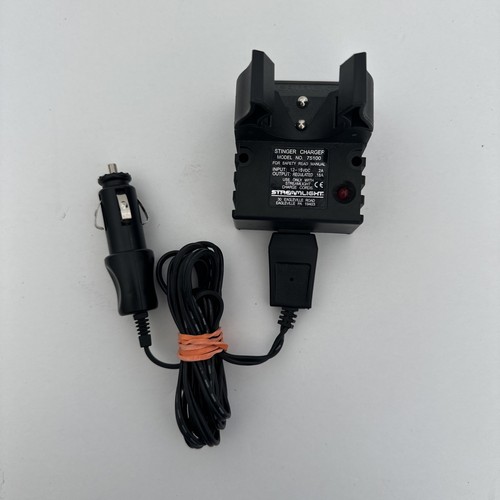 Streamlight 75100 Stinger Flashlight Charger Charging Base w/12 Volt ...