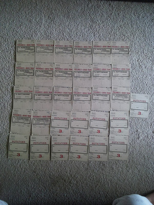 Original British Railways Wagon Labels x 31 Unused 1940's | eBay UK