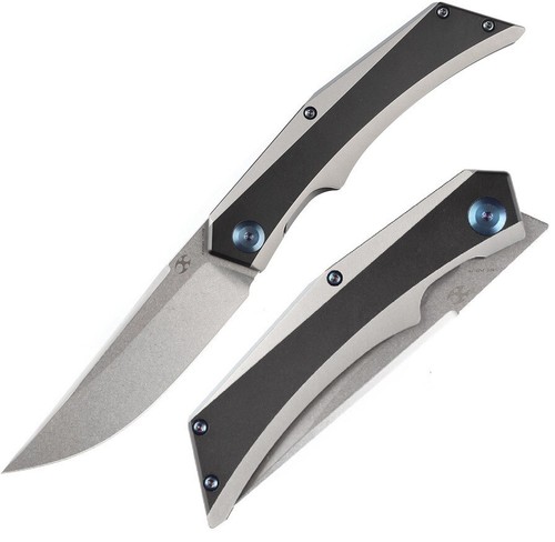Kansept Knives Naska Frame Folding Knife 3.74" S35VN Steel Blade ...