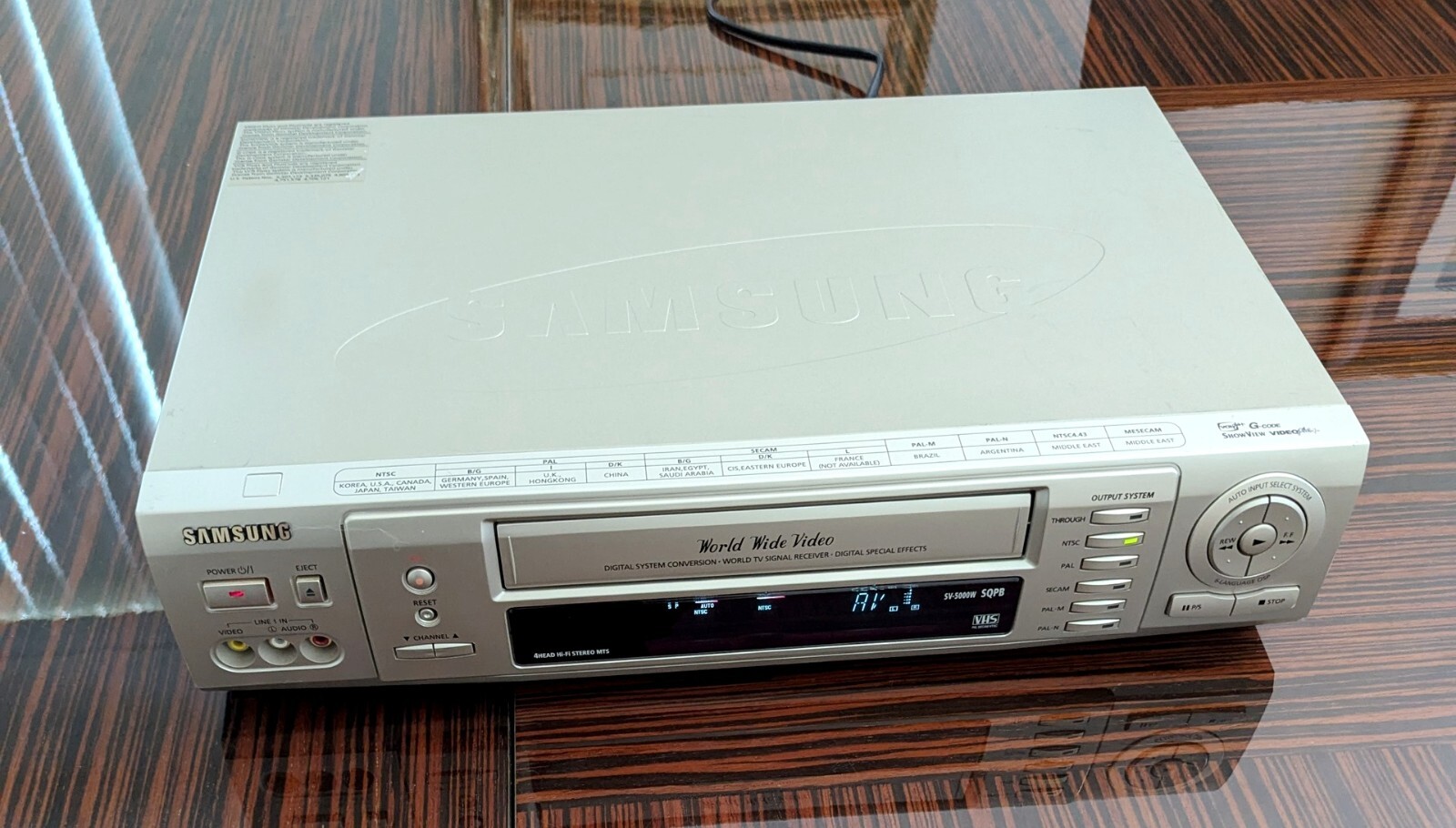 Samsung SV-5000W World Wide Video VHS VCR PAL SECAM NTSC No Remote | eBay