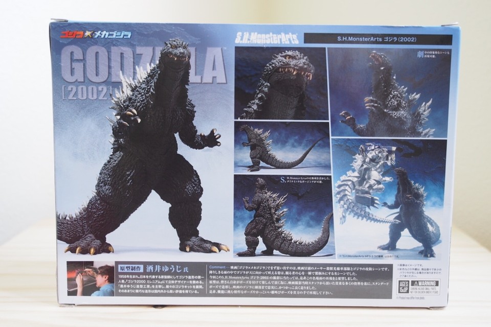 NEW S.H.MonsterArts Godzilla (2002) Bandai Namco Tamashii Nations ...