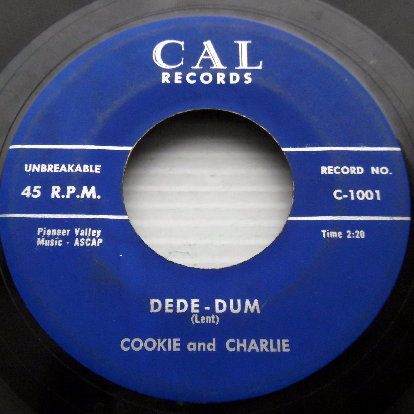 COOKIE & CHARLES Bye Baby b/w Dede Dum 1957 Teenage ROCKABILLY bop 45 ...