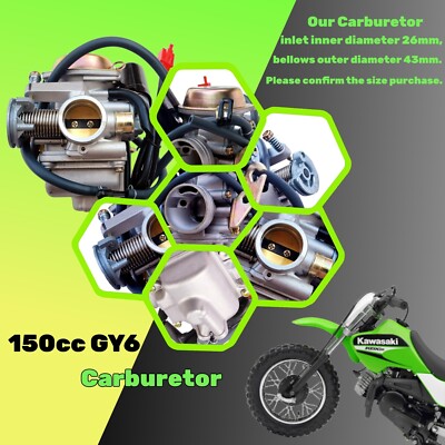 NEW PERFORMANCE CARBURETOR FOR CARTER BROTHERS TALON 150 150CC GO KART ...