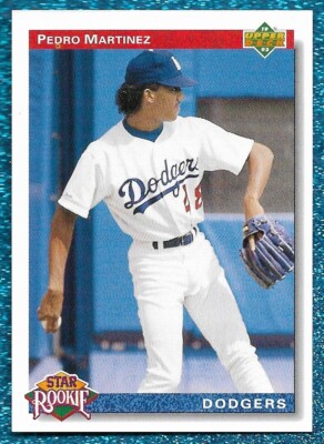 1992 UPPER DECK #18 PEDRO MARTINEZ STAR ROOKIE NM OR BETTER HOF DODGERS ...