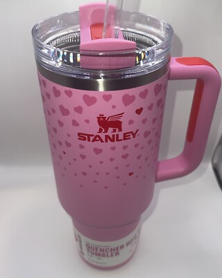 Stanley Cup 40 oz Stainless Steel Cosmo Pink Valentines Day 2024 Target ...